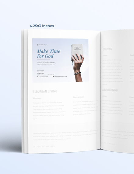 Free Mission Church Magazine Ads Template - InDesign | Template.net
