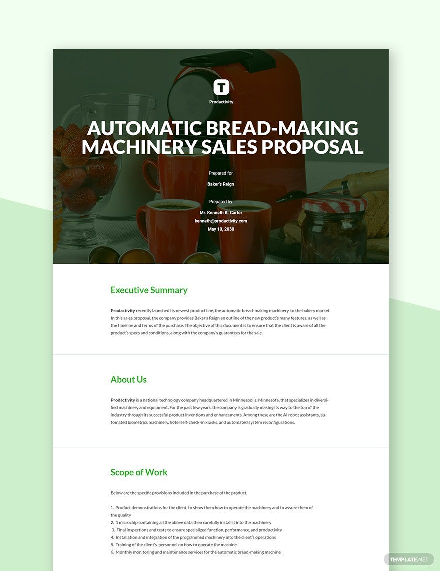 Technology Proposal Template - Google Docs, Word, Apple Pages ...