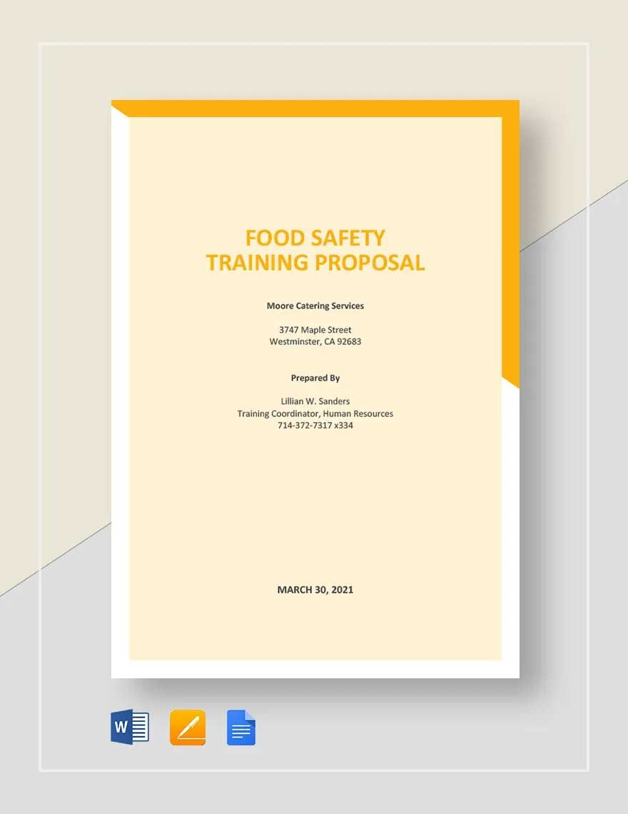 Management Training Proposal Template - Google Docs, Word, Apple Pages ...