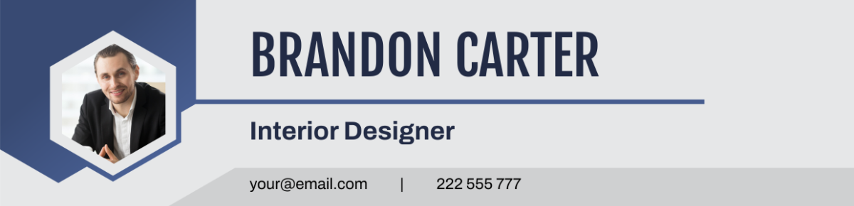 CV Interior Design Header Template - Edit Online & Download Example ...