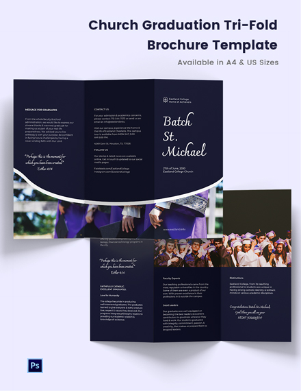 Preschool Graduation Brochure Template Kindergarten Graduation Program