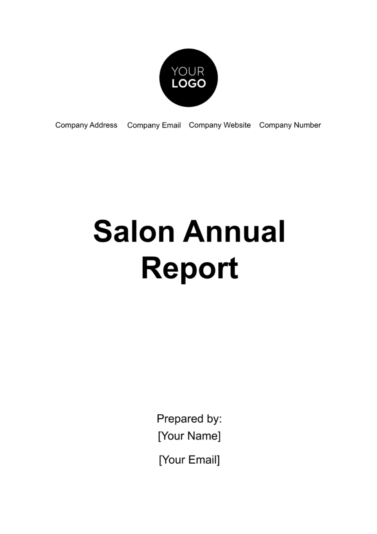 Salon Annual Report Template - Edit Online & Download Example ...