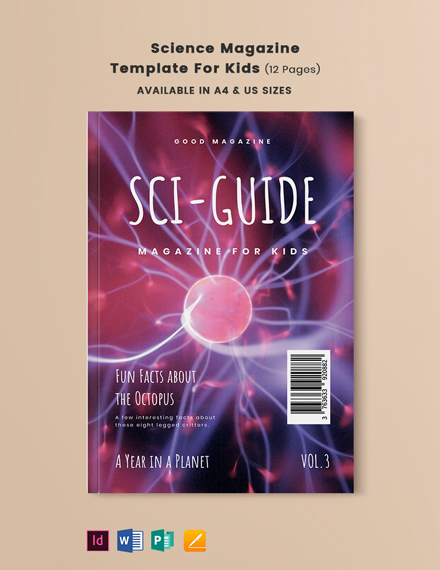 Science and Technology Magazine Template - InDesign, Word | Template.net