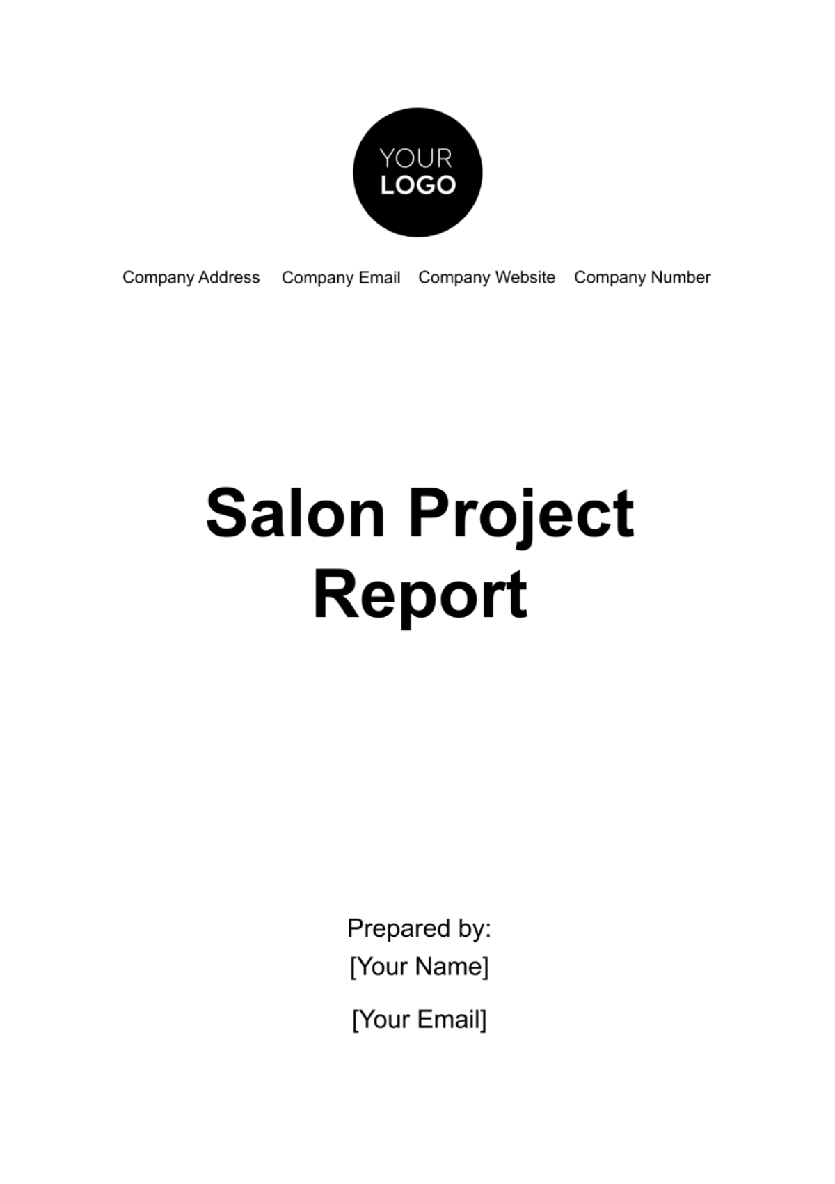 Salon Project Report Template - Edit Online & Download Example ...