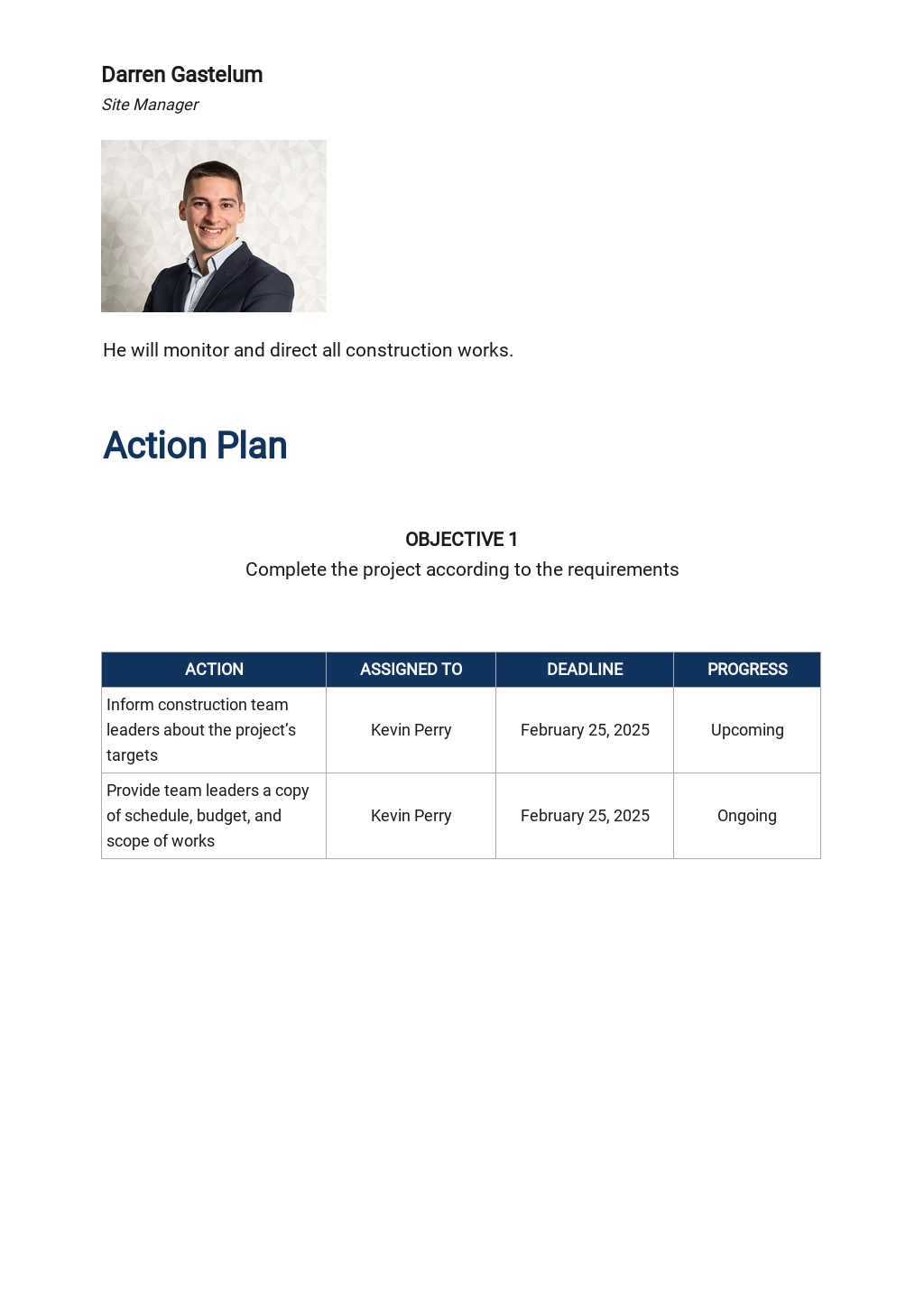 Project Scope of Work Template in Google Docs, Word, Apple Pages, PDF ...