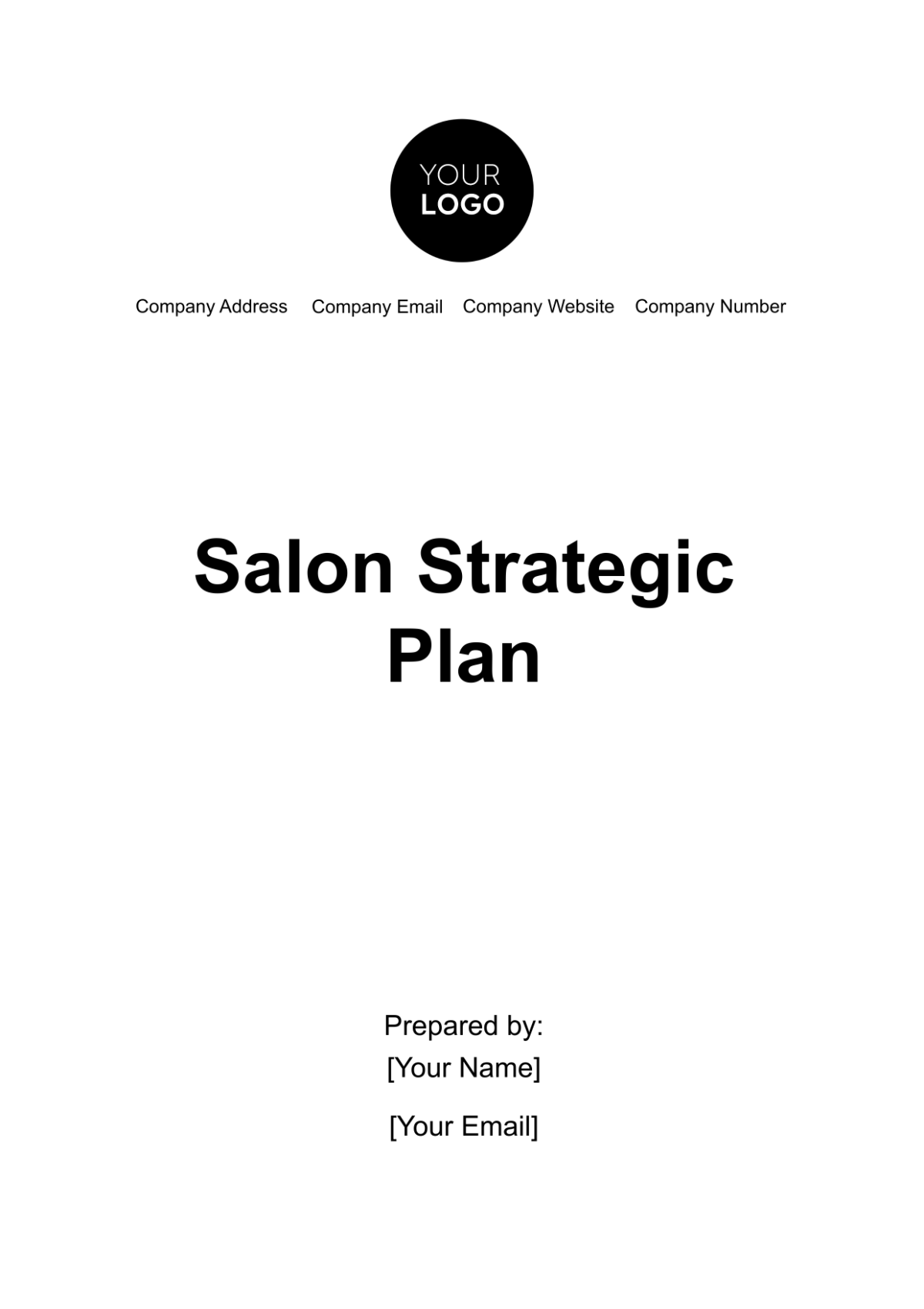 Salon Strategic Plan Template - Edit Online & Download Example ...