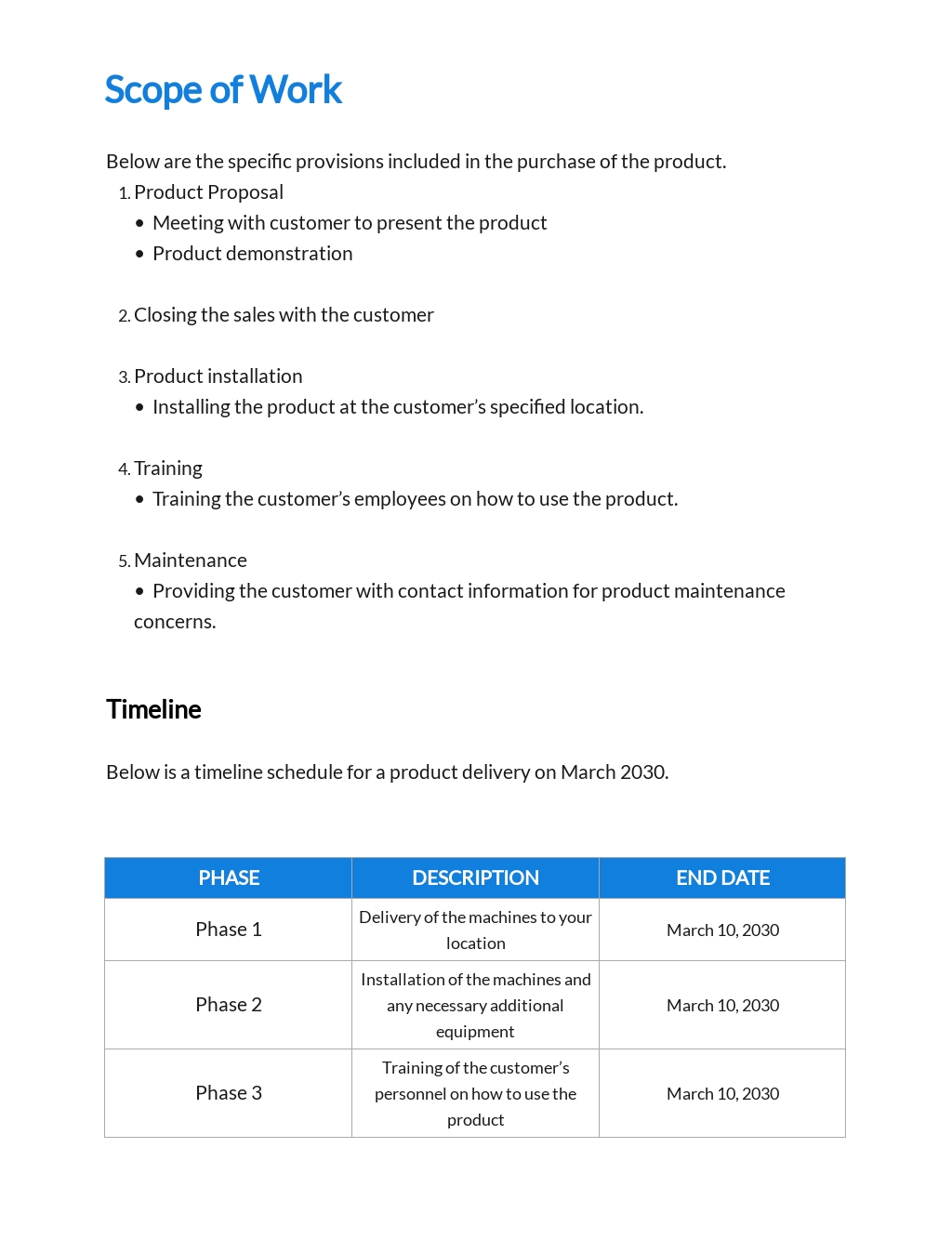 Software Sales Proposal Template
