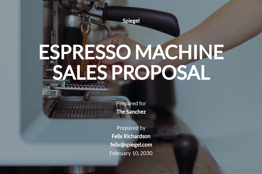 Basic Sales Proposal Template