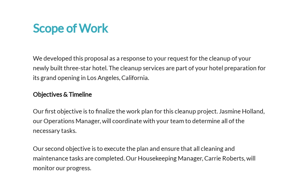 FREE Sample Work Proposal Template in Google Docs, Word, Apple Pages ...