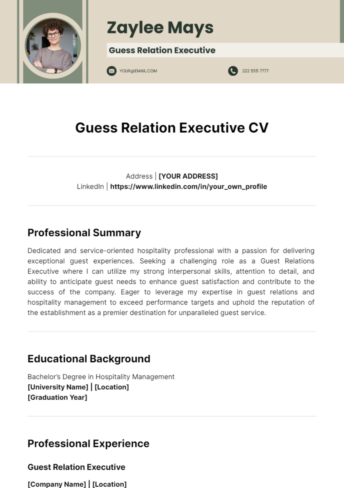 Page 3 FREE CV Templates Edit Online Download Template Page 3 FREE CV Templates Edit Online Download Template