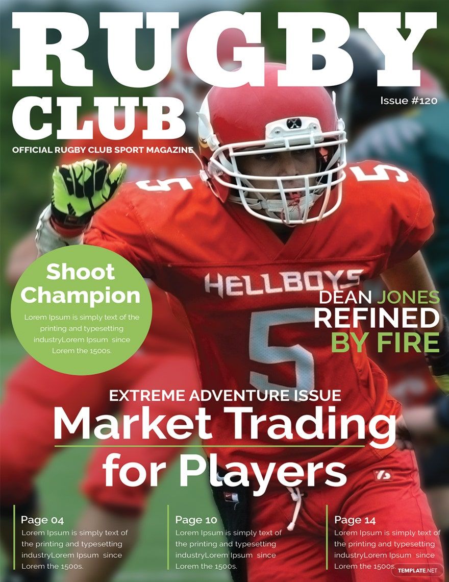 Simple Magazine Cover Indesign Templates Free Download Template