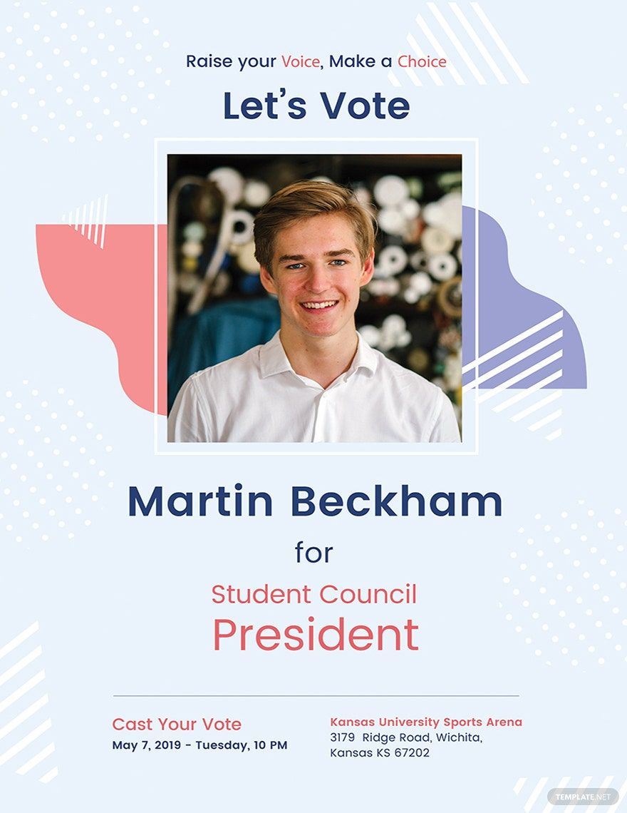 Student Election Poster