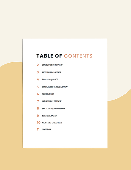 Digital Story Planner Template - Word, Apple Pages | Template.net