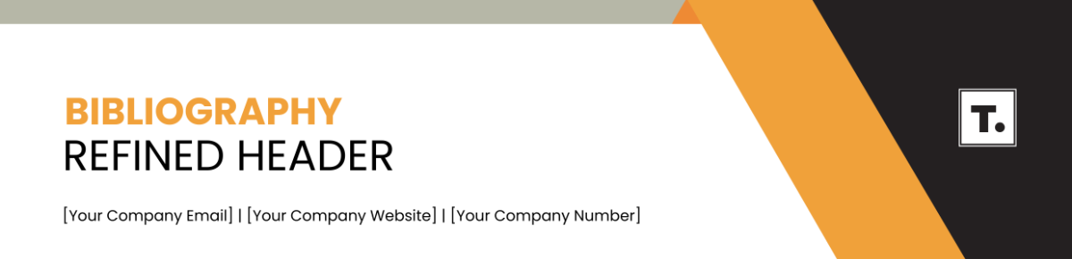 Bibliography Refined Header Template - Edit Online & Download Example ...