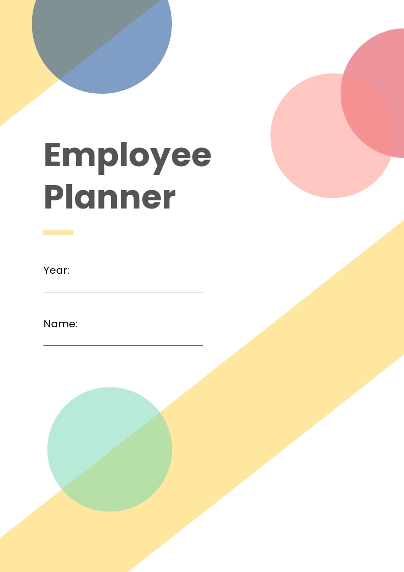 Free Printable Employee Planner Template
