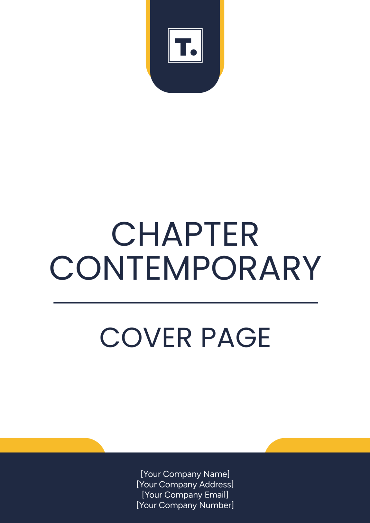 Chapter Contemporary Cover Page Template - Edit Online & Download ...