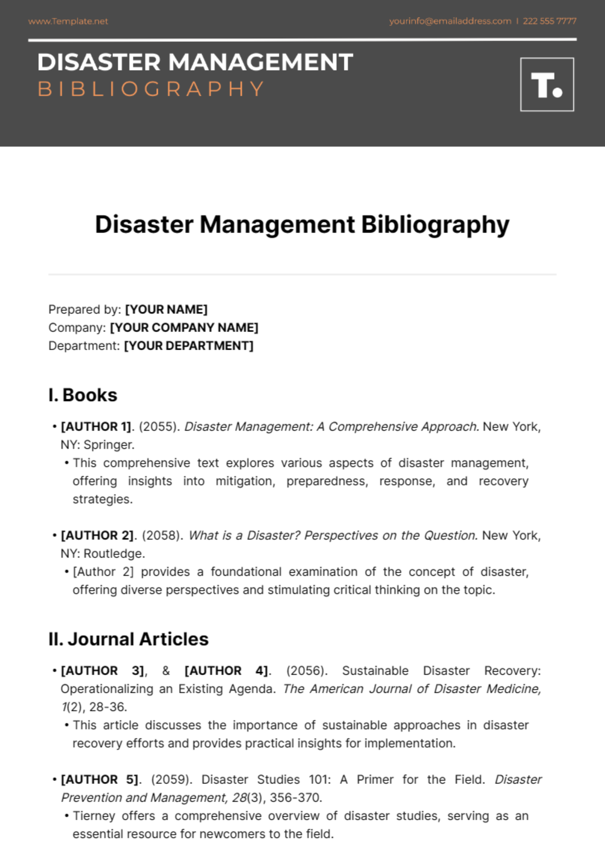 FREE Bibliography Templates & Examples - Edit Online & Download ...