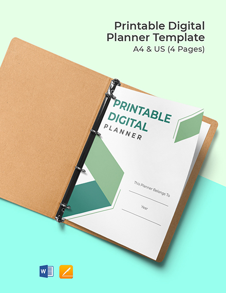11 Digital Planner Templates Free Downloads Template