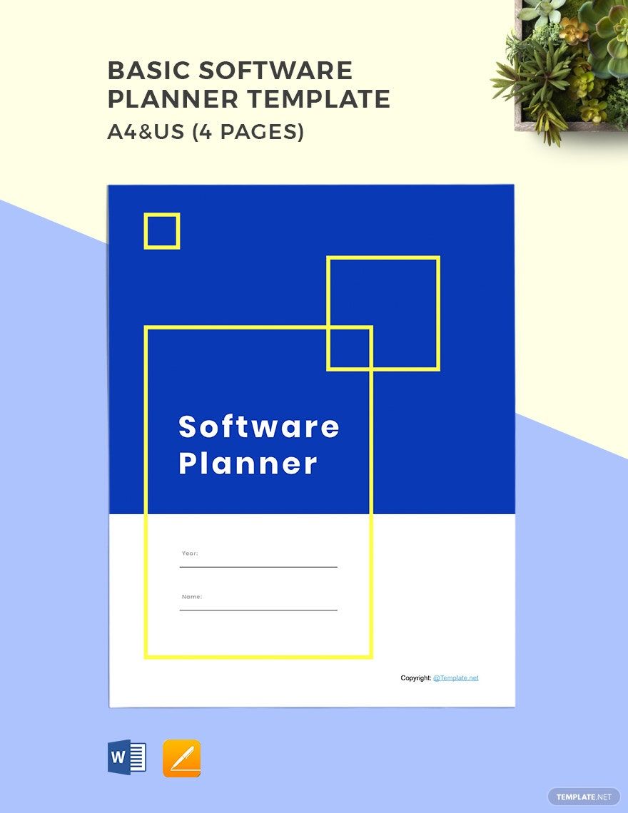 Free Basic Employee Planner Template - Word, Apple Pages | Template.net