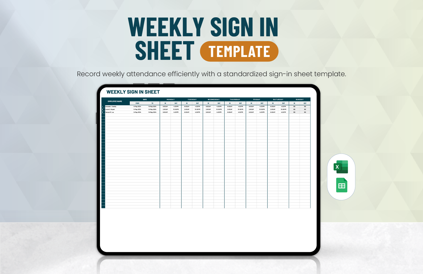 Page 3 Editable Attendance Sheet Templates To Download Page 3 Editable Attendance Sheet Templates To Download