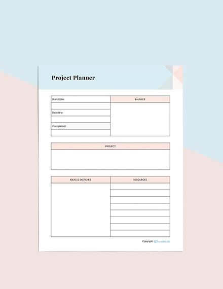Editable Homework Planner Template - Word, Apple Pages | Template.net