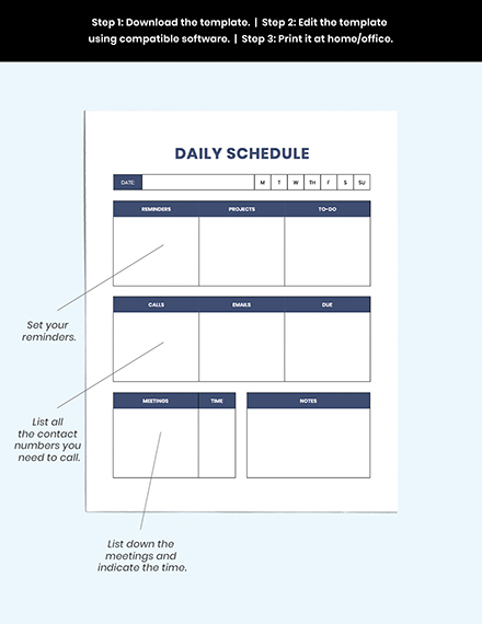 Free Simple Employee Planner Template - Word, Apple Pages | Template.net