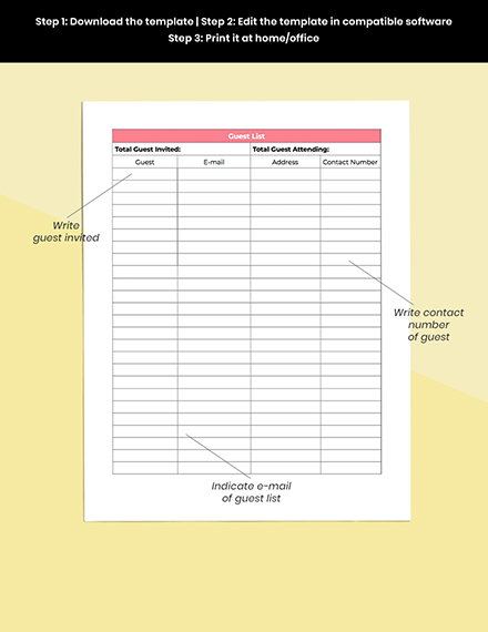 Free Editable Baby Shower Planner Template - Word, Apple Pages ...