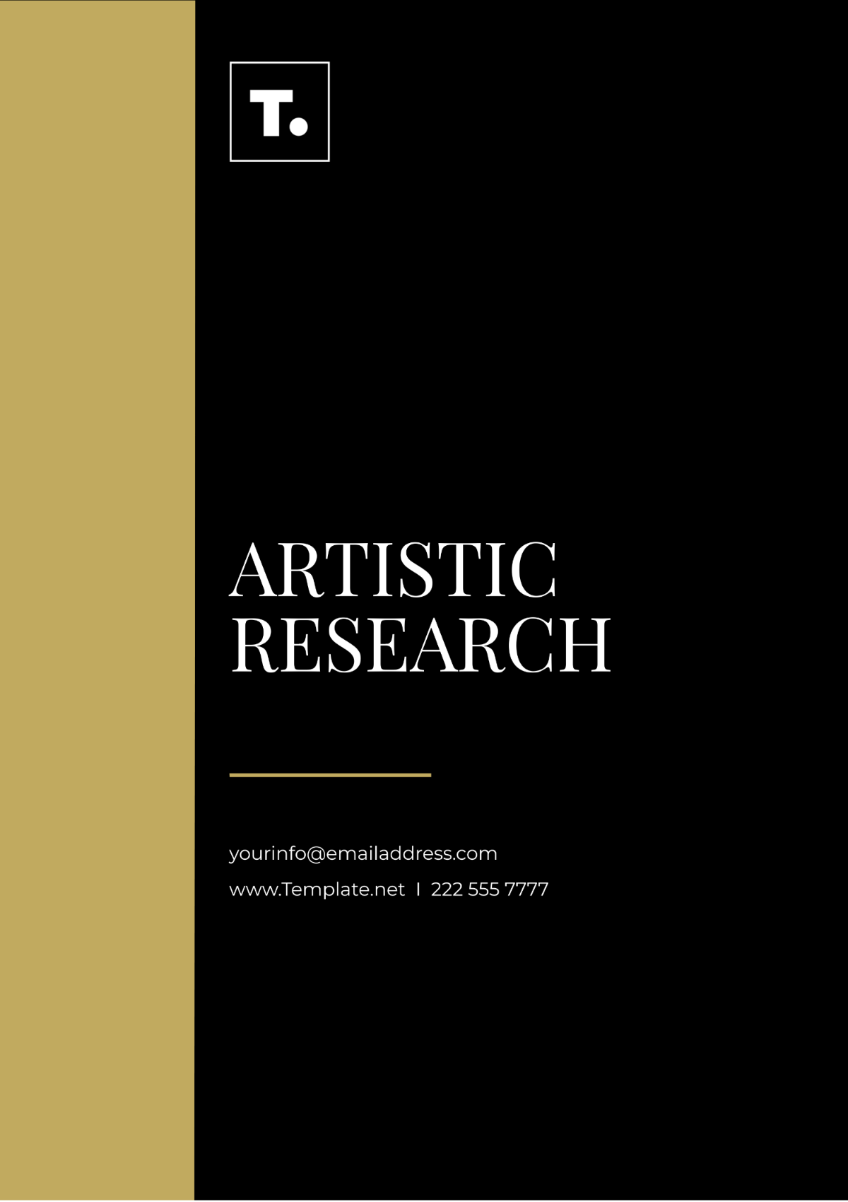 Artistic Research Template - Edit Online & Download Example | Template.net
