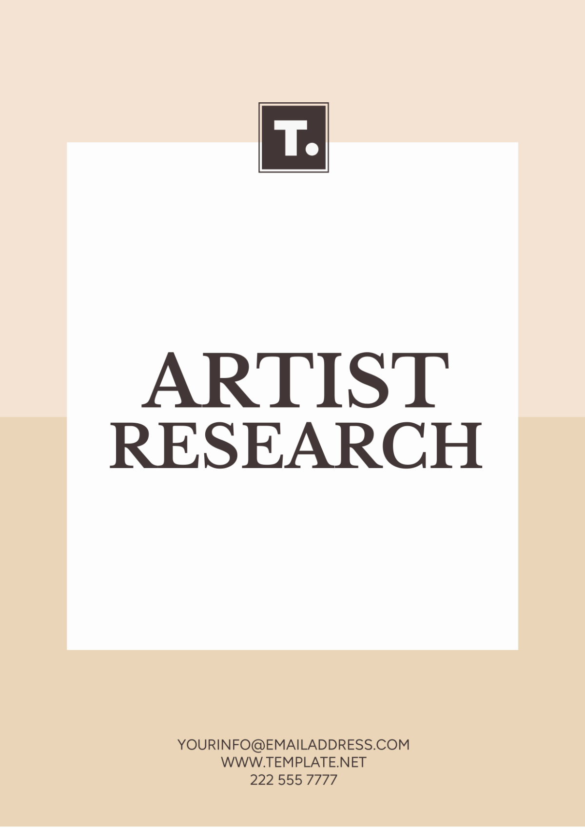 Artist Research Template - Edit Online & Download Example | Template.net