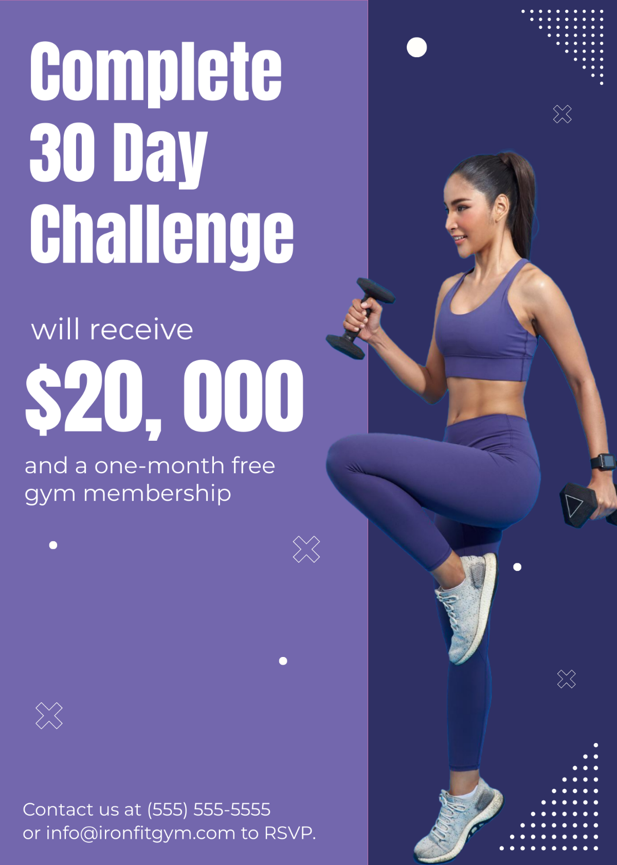 Gym Challenge Invitation Template | Template.net
