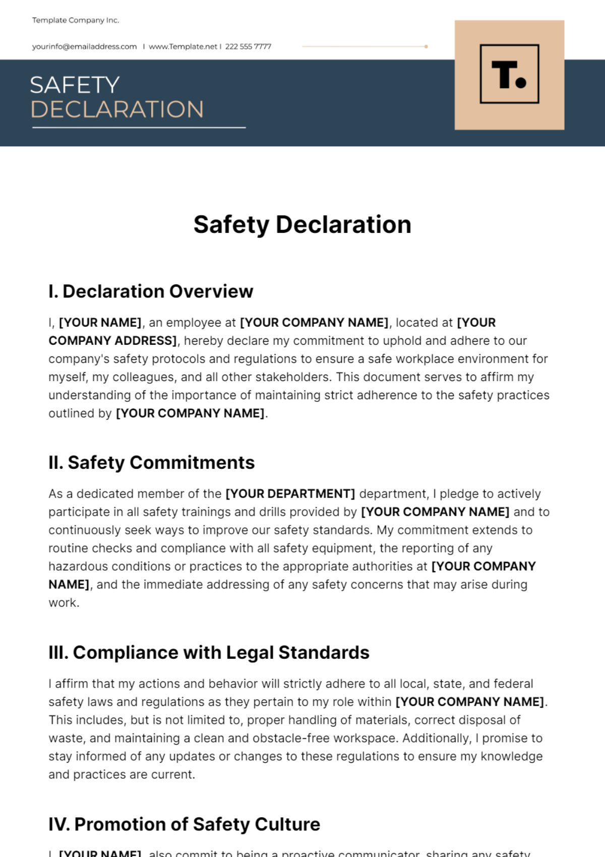 Free Safety Templates To Edit Online Free Safety Templates To Edit Online