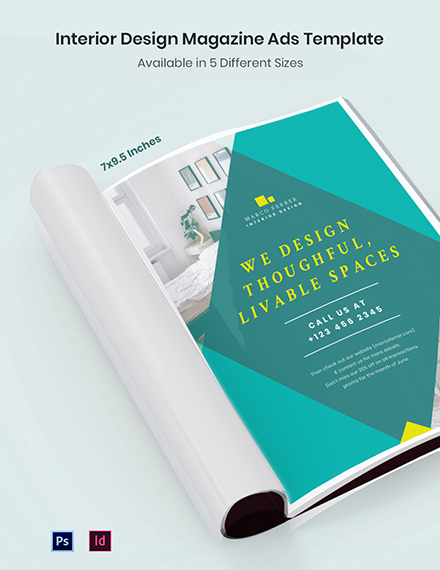 Free Home And Design Magazine Ads Template - PSD | InDesign | Microsoft ...