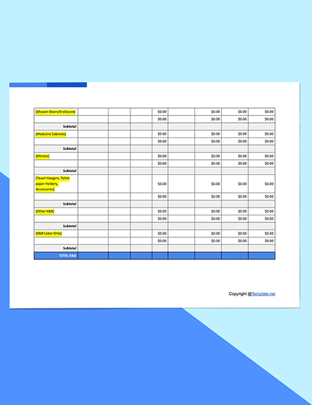 Free Blank Construction Worksheet Template - Word, Apple Pages ...