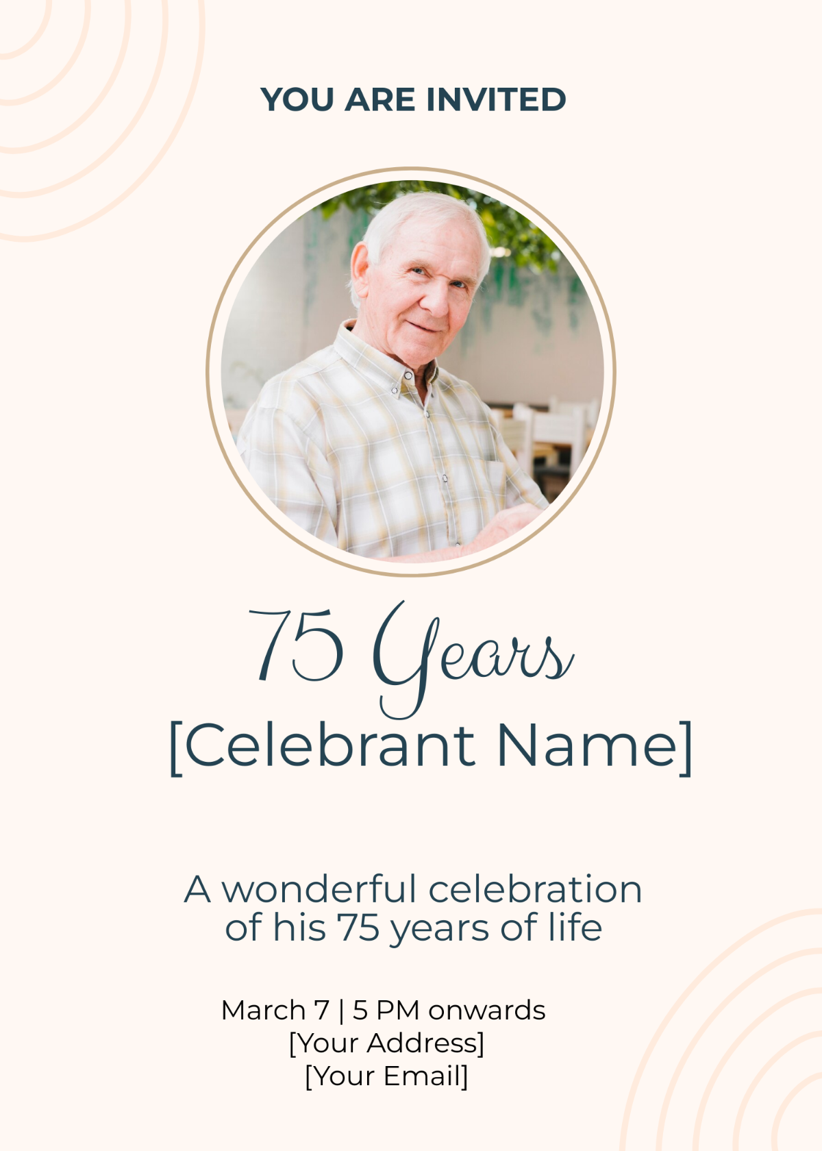 Birthday Celebration Invitation Templates - Edit Online & Download ...