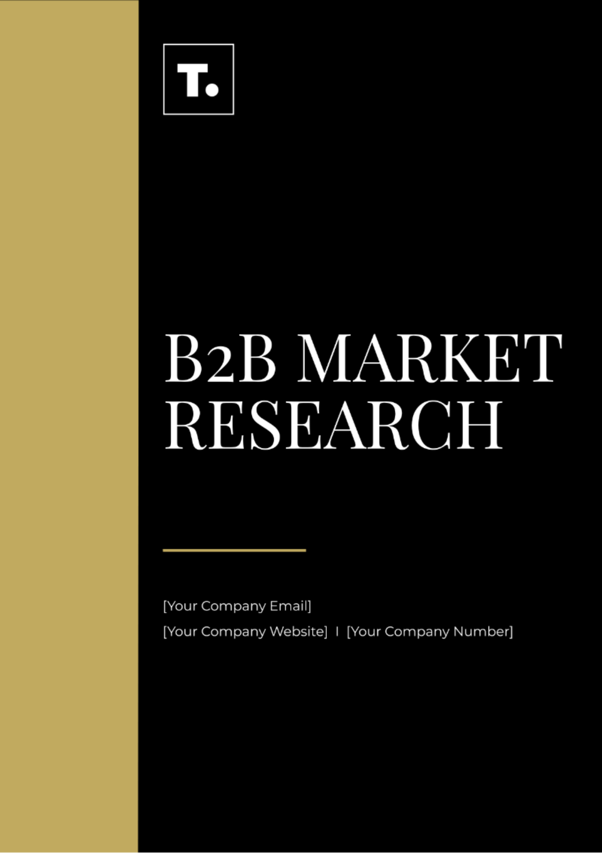 B2B Market Research Template - Edit Online & Download Example ...