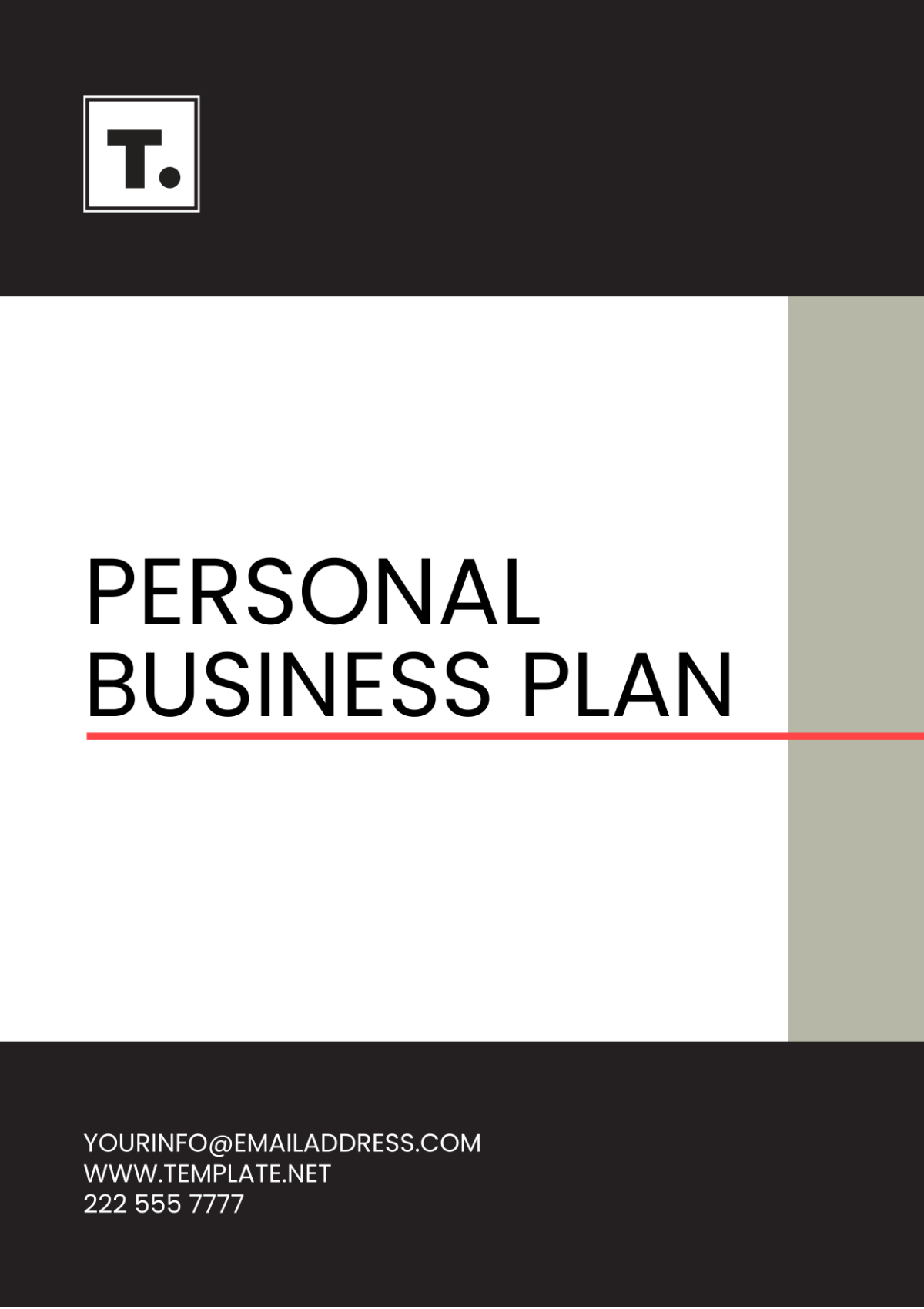 Personal Business Plan Template - Edit Online & Download Example ...