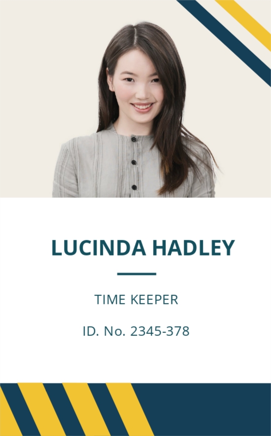 Free Sample Construction ID Card Template Google Docs Word 