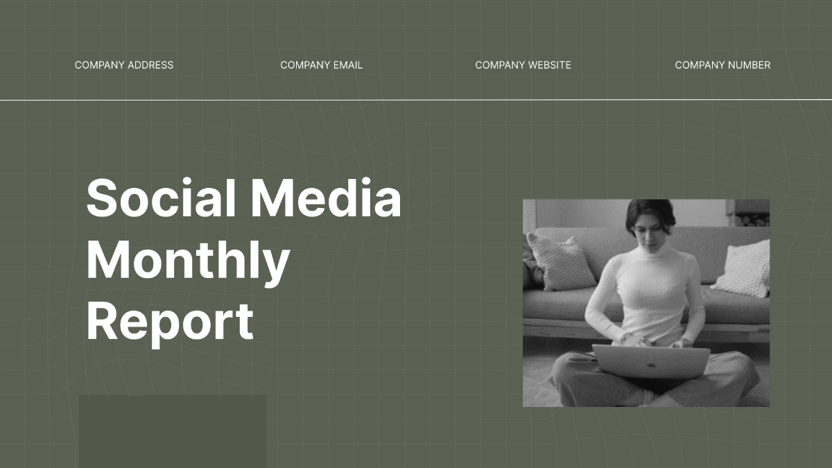 Social Media Monthly Report Templates - Edit Online & Download Example ...