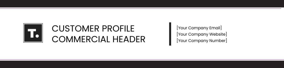 Customer Profile Commercial Header Template - Edit Online & Download ...