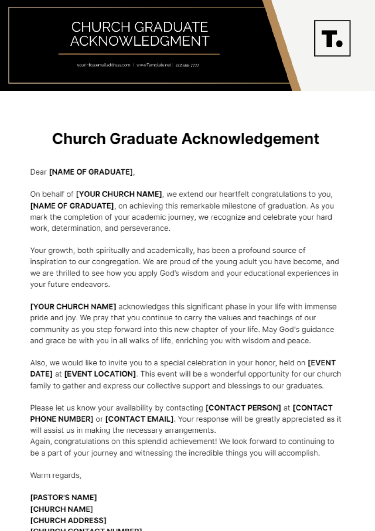 FREE Acknowledgement Letter Templates & Examples - Edit Online & Download