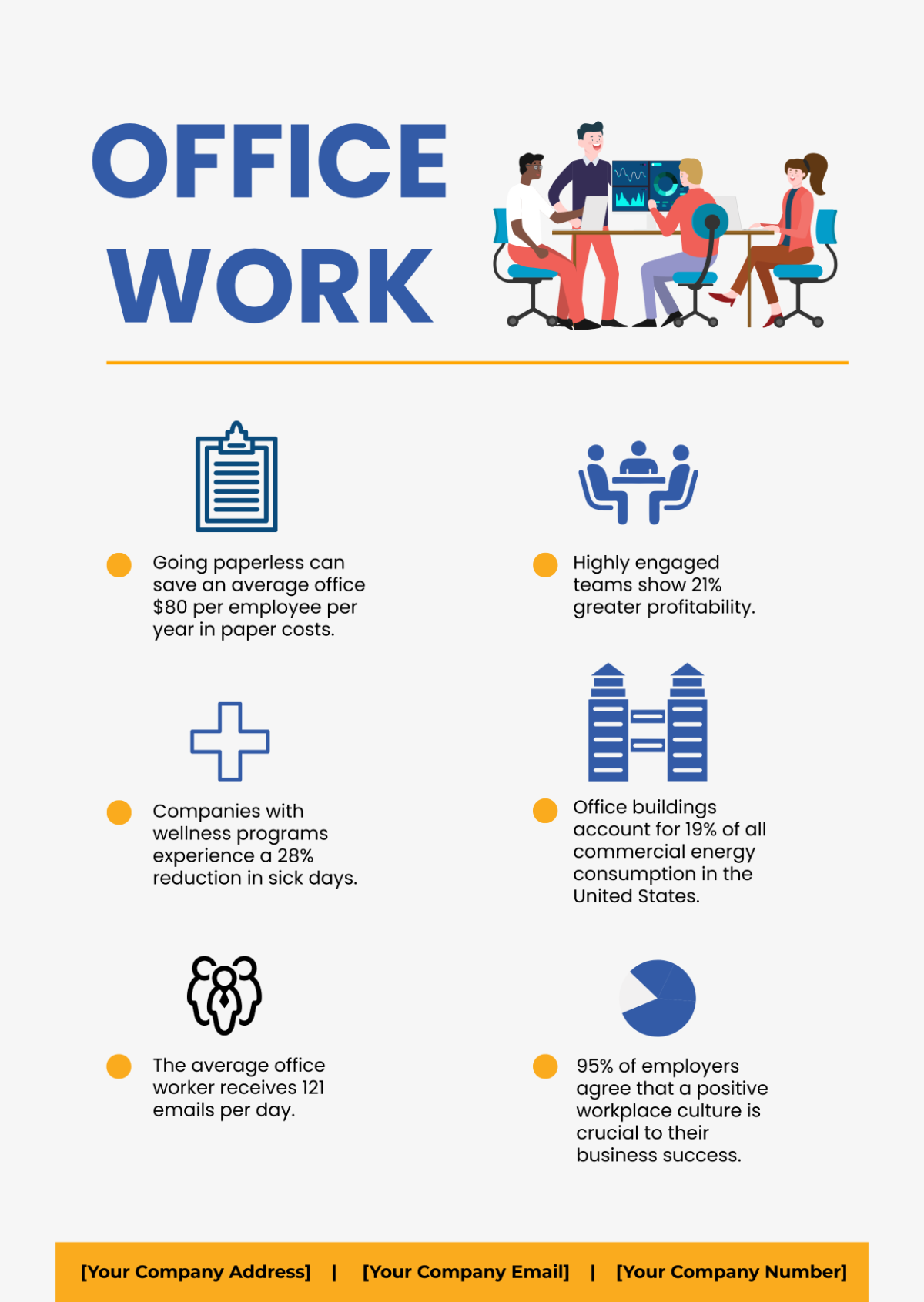Office Infographic Template | Template.net