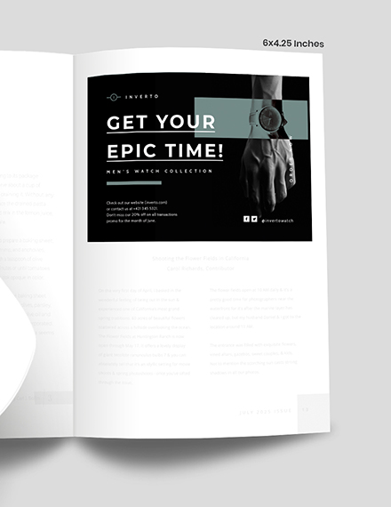 Men's Magazine Ads Template - InDesign, PSD | Template.net