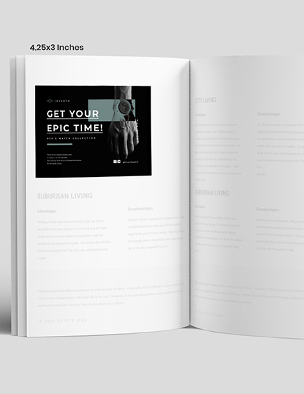 Men's Magazine Ads Template - InDesign, PSD | Template.net