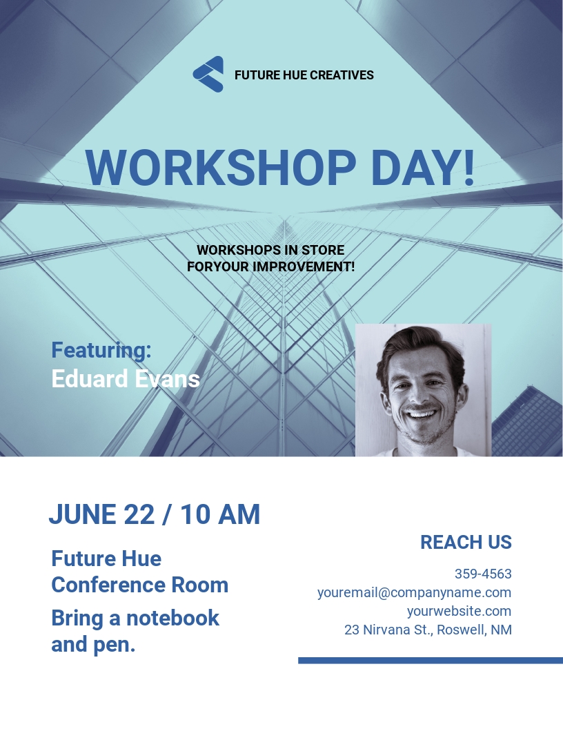 Free Business Training Flyer Template - Illustrator, Microsoft Word ...