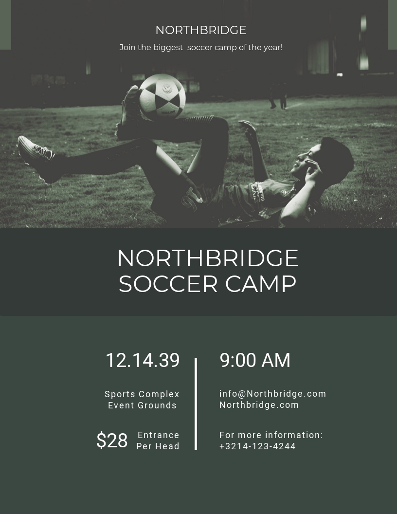 9 FREE Soccer Flyer Templates Customize Download Template