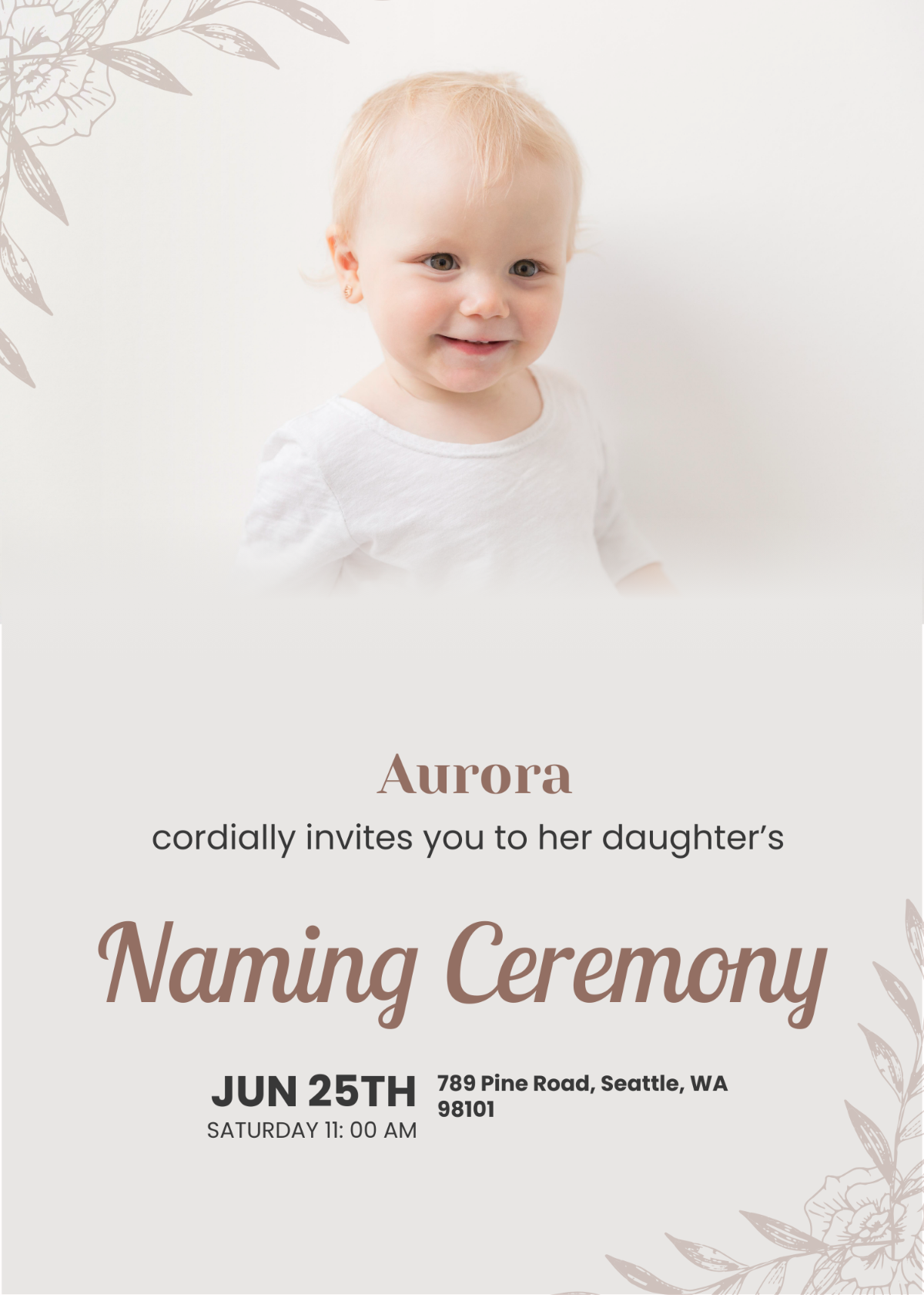 Free Marathi Naming Ceremony Invitation Template To Edit Online