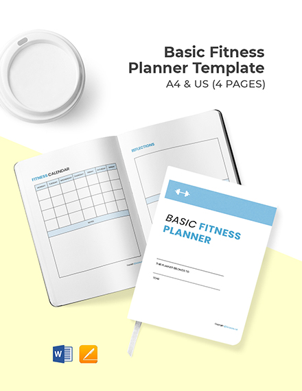 Fitness Workout Plan Template - PDF