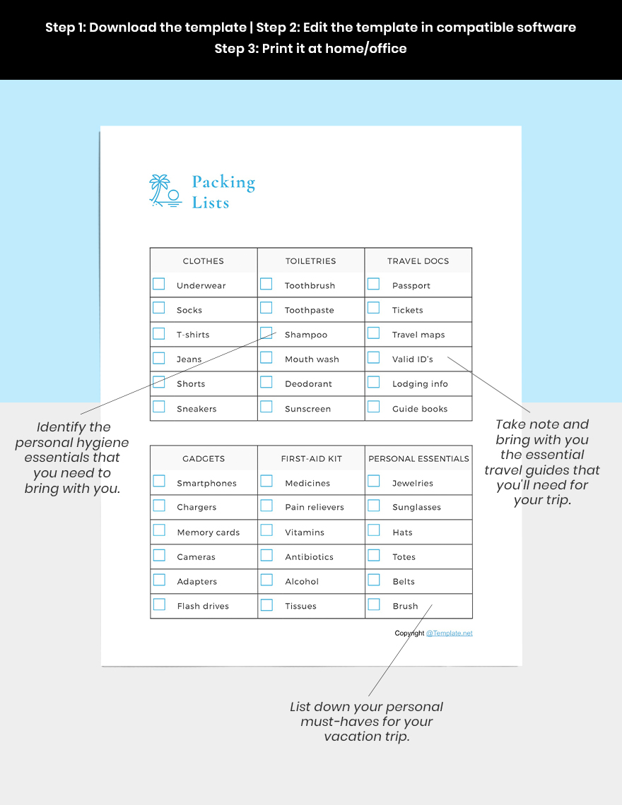 Free Free Simple Itinerary Planner Template - Google Docs, Word ...