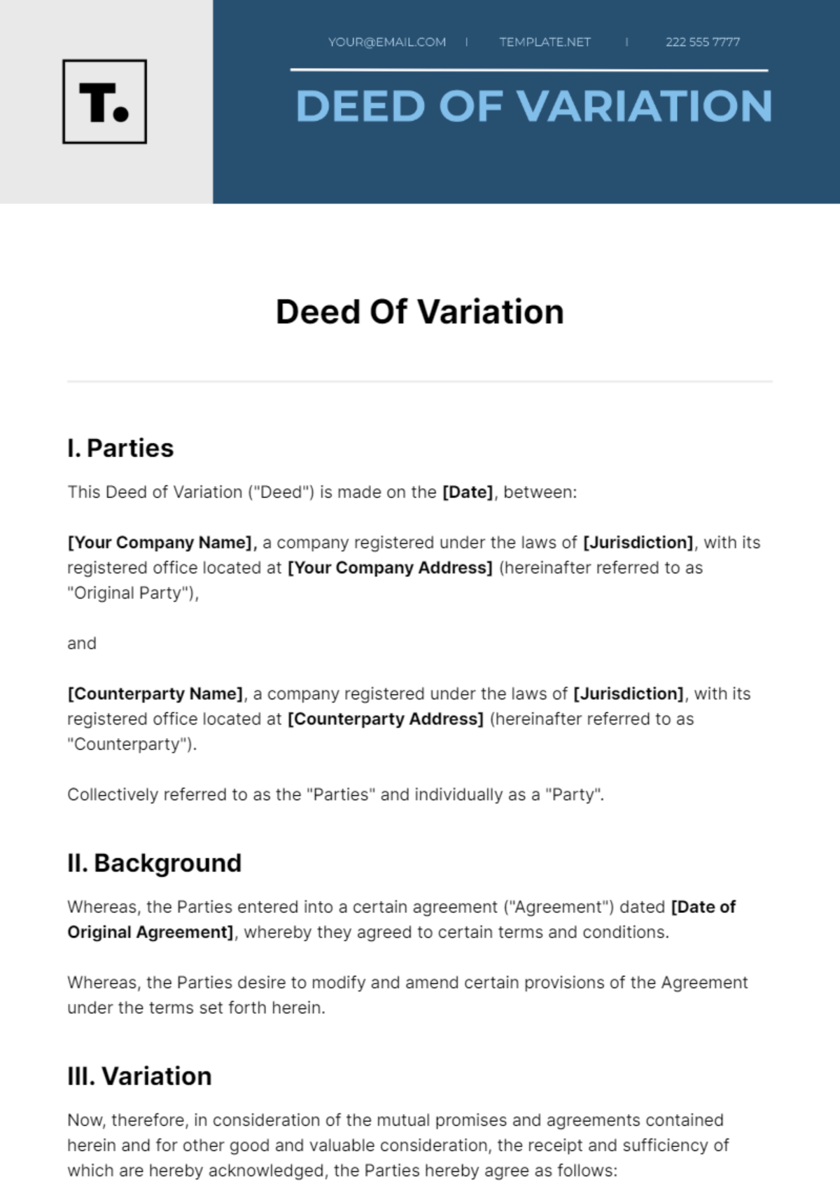 FREE Deed Templates & Examples - Edit Online & Download