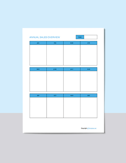 Free Basic Sales Planner Template - Word, Apple Pages | Template.net